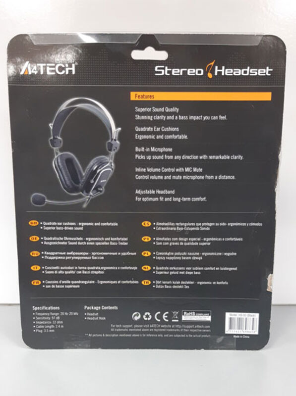 بهترین قیمت خرید هدست آی فور تک headset a4tech hs50